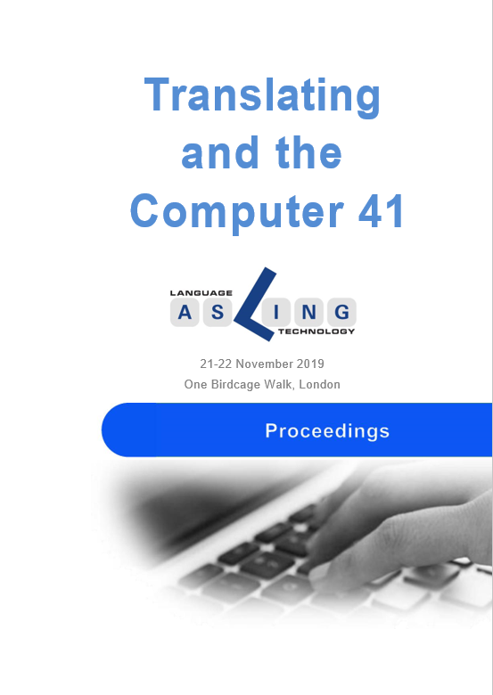 Download the Proceedings – Translating and the Computer 41